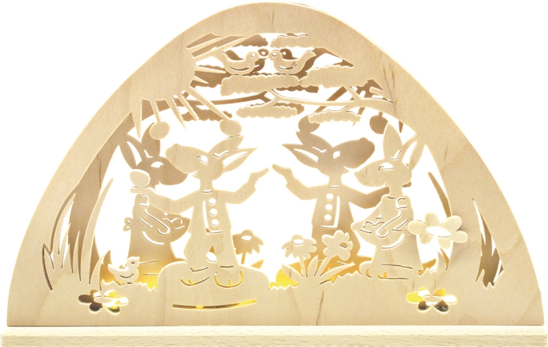 LED candle arch, rabbit dance transformer